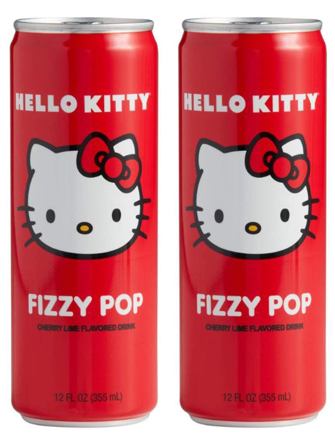 Hello Kitty Fizzy Pop Soda Cherry Lime 2 pack - Walmart.com