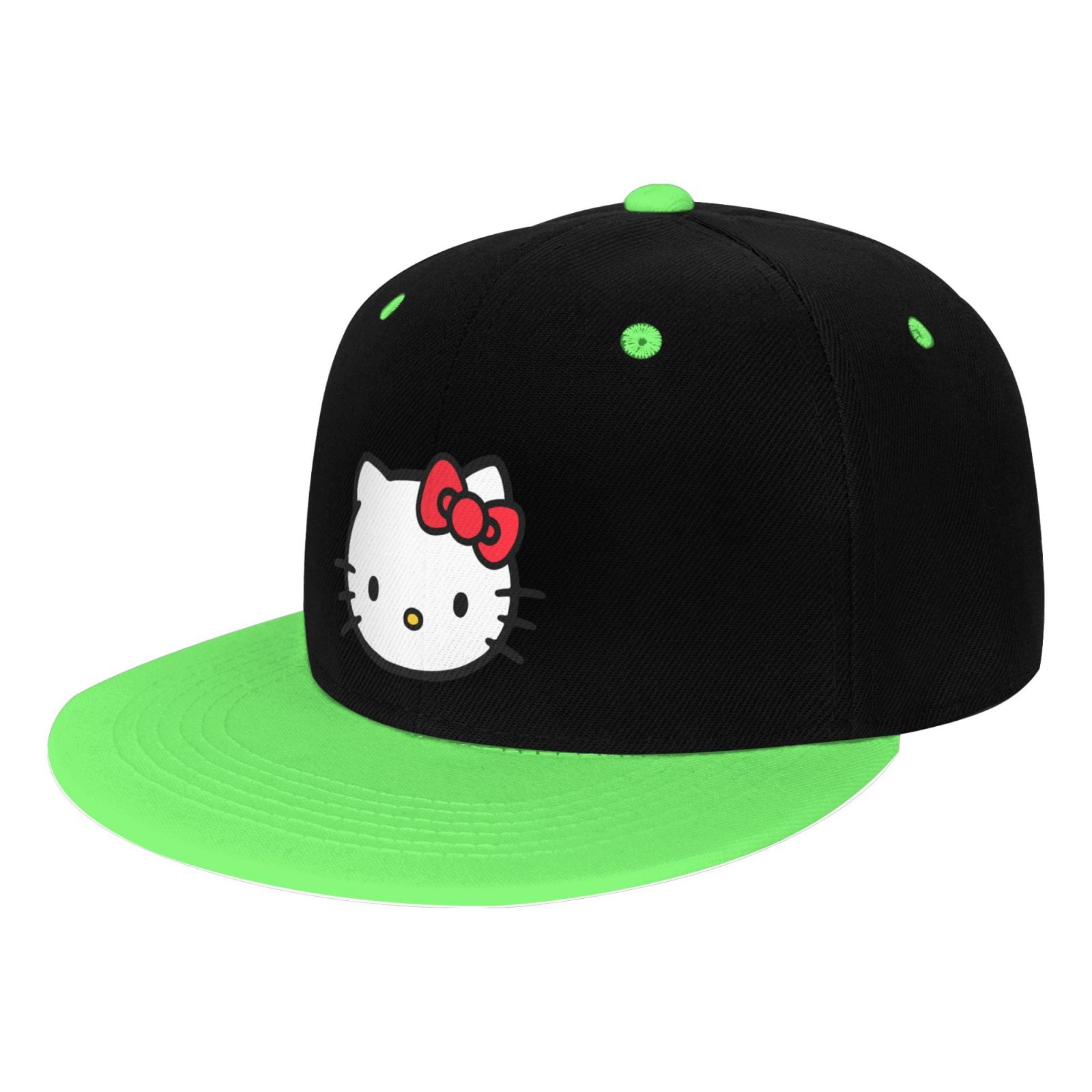 Hello Kitty Flat Brim Hat Baseball Hip-hop Dad Hat Women Men Adjustable ...