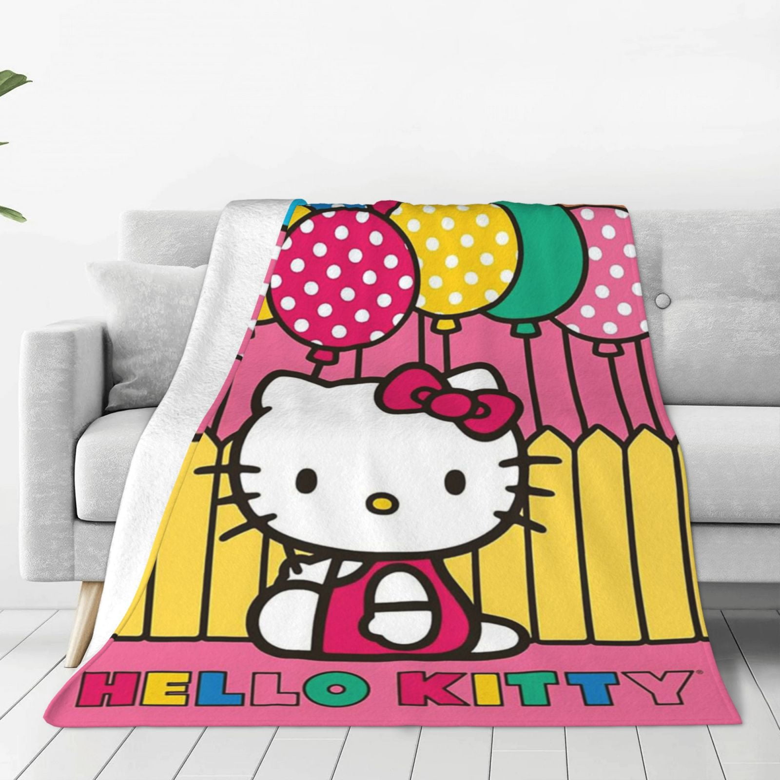 Hello Kitty Fleece Blanket Super Soft Cozy Throw Blanket 40"X30 ...