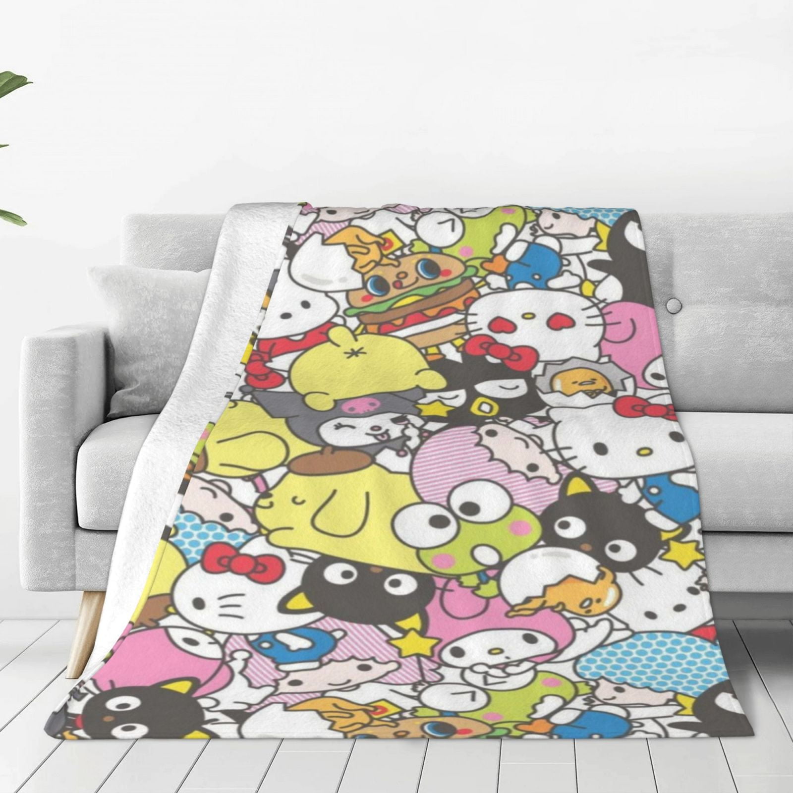 Hello Kitty Fleece Blanket Super Soft Cozy Throw Blanket 40"X30 ...