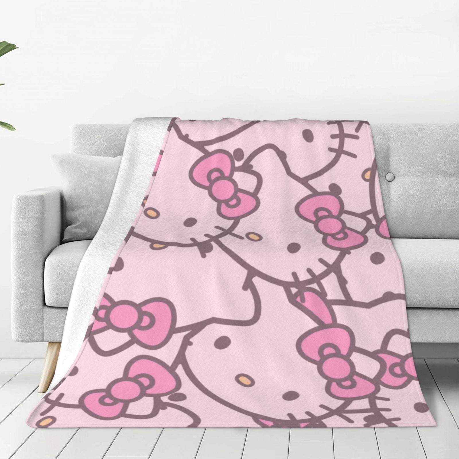Hello Kitty Fleece Blanket Super Soft Cozy Throw Blanket 50"X40 ...