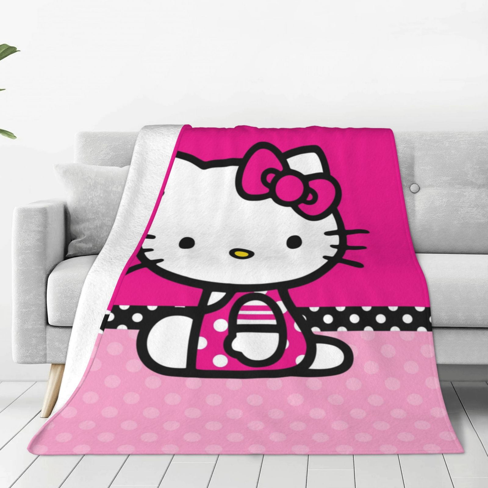 Hello Kitty Fleece Blanket Super Soft Cozy Throw Blanket 40"X30 ...