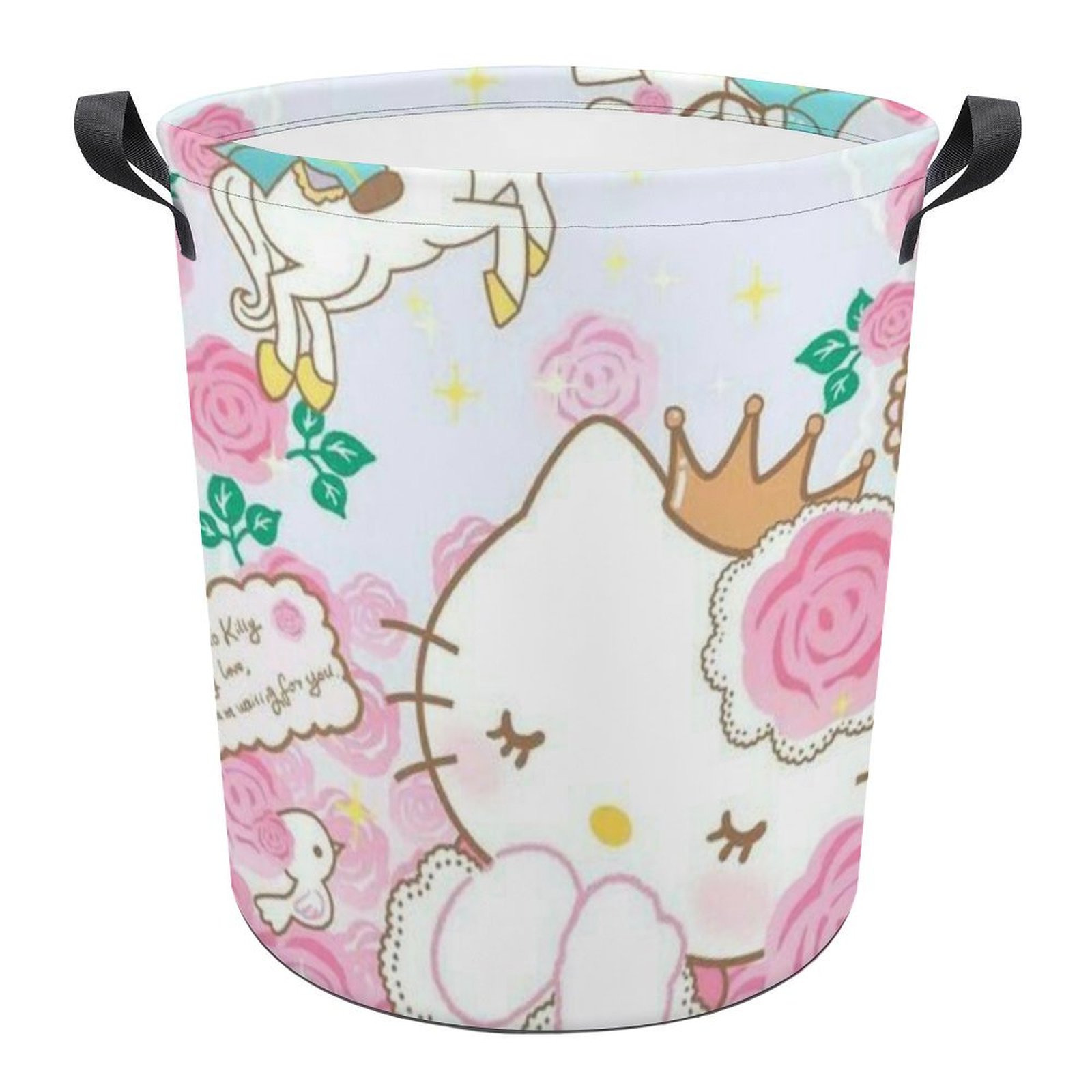 Hello Kitty Foldable laundry basket with handles 44x35cm - Walmart.com