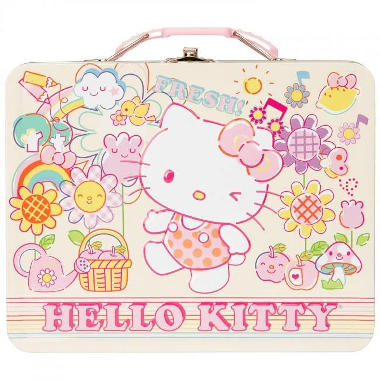 Hello Kitty Fresh Spring Day Tin Lunchbox - Walmart.com