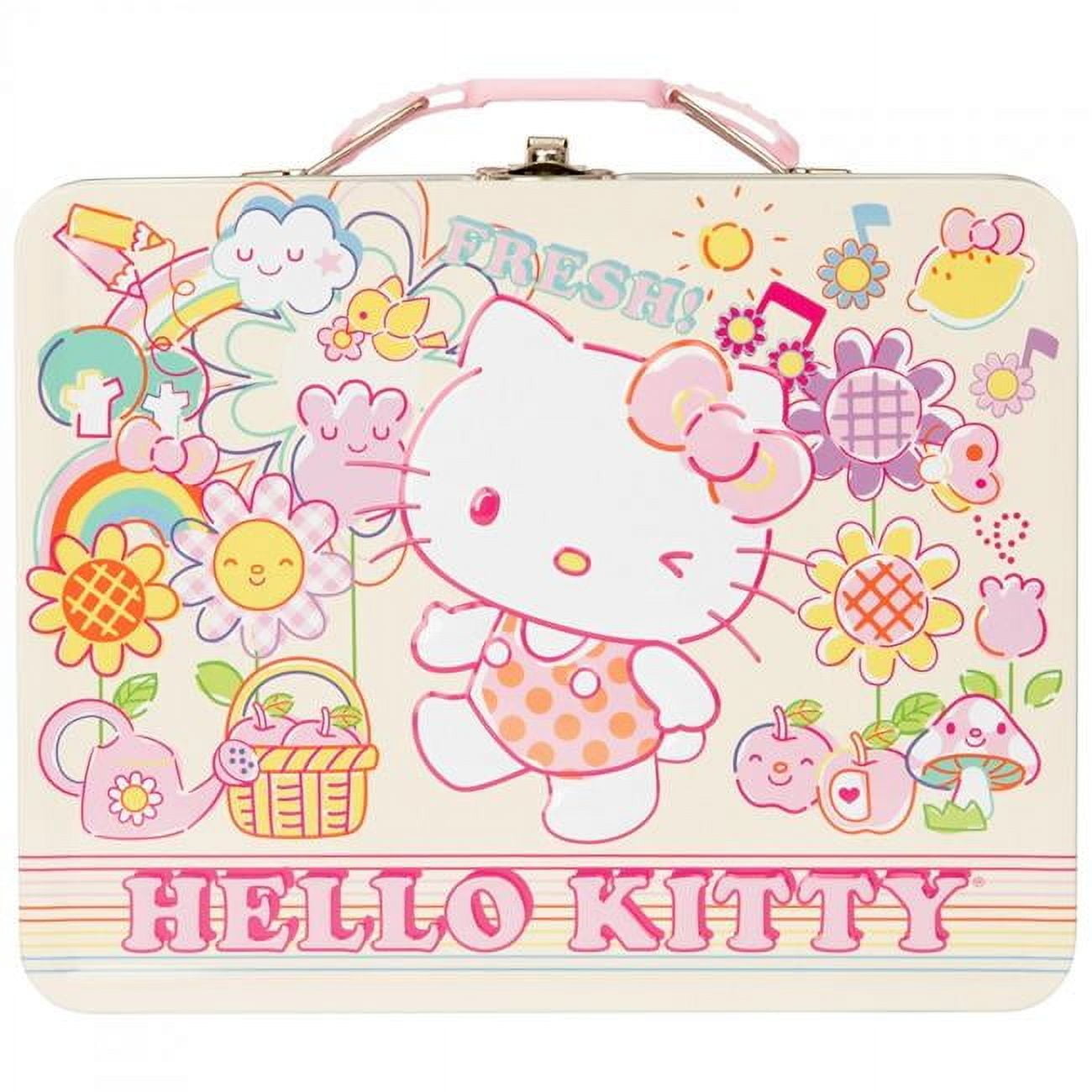 Hello Kitty Fresh Spring Day Tin Lunchbox - Walmart.com