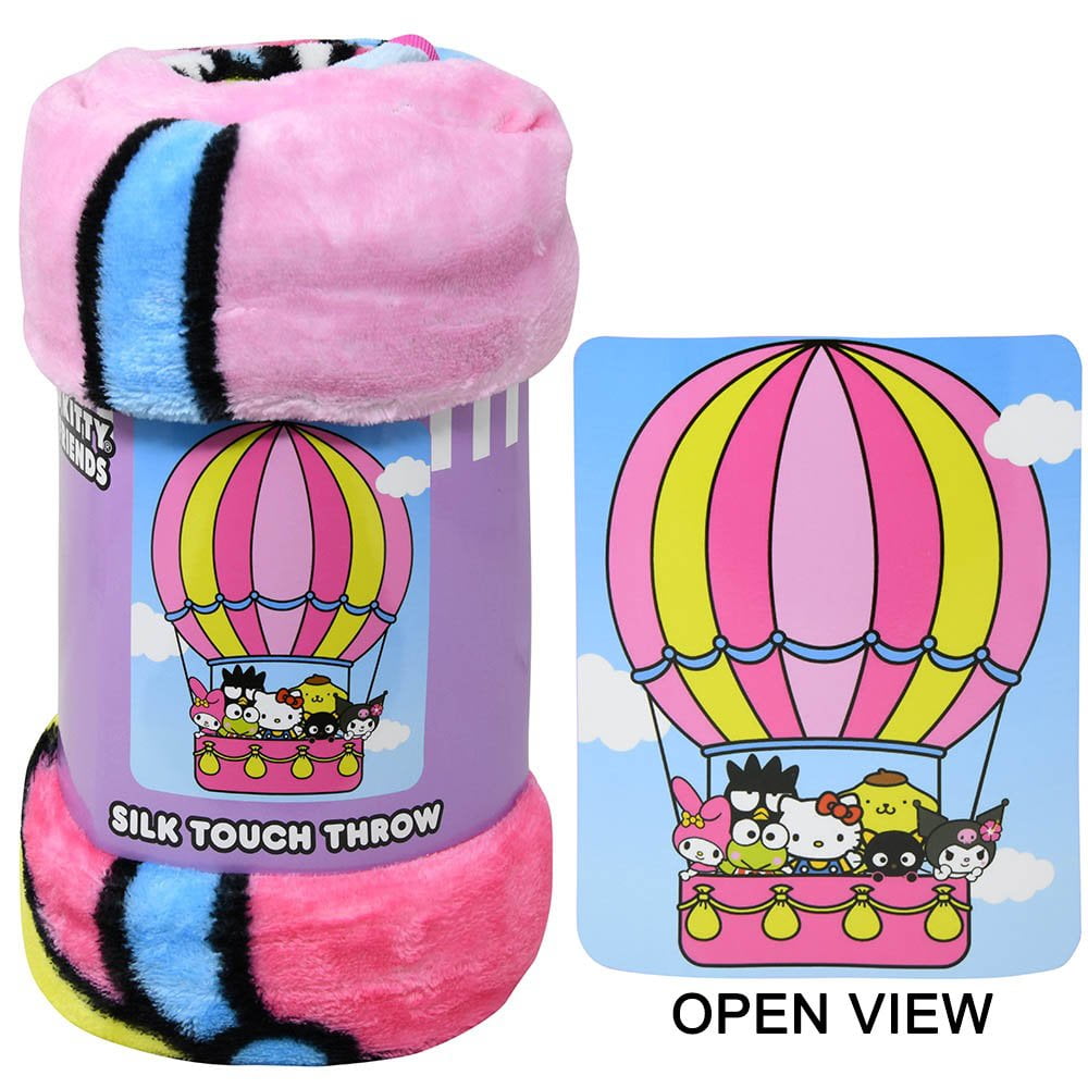 Hello Kitty & Friends 46x60" Silk Touch Throw Blanket - Walmart.com