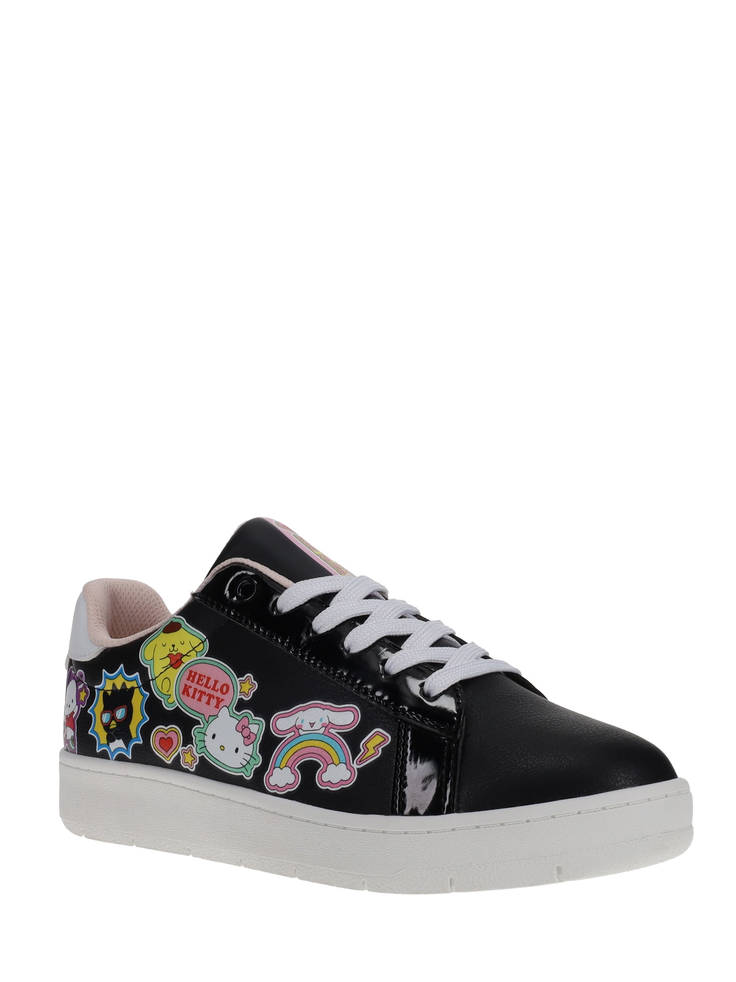 Hello Kitty & Friends By Sanrio Women's Black Casual Court Sneakers ...
