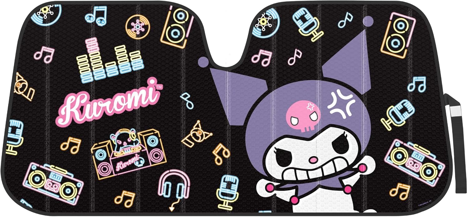 Hello Kitty and Friends Car Windshield Sun Shade, Official Sanrio Sun ...