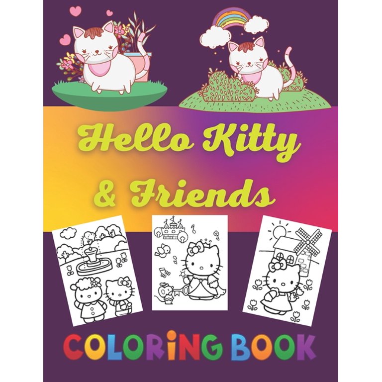 hello kitty and friends coloring pages