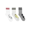 Hello Kitty & Friends Girls Mid-Crew Socks, 3-Pack, Sizes S/M-M/L ...