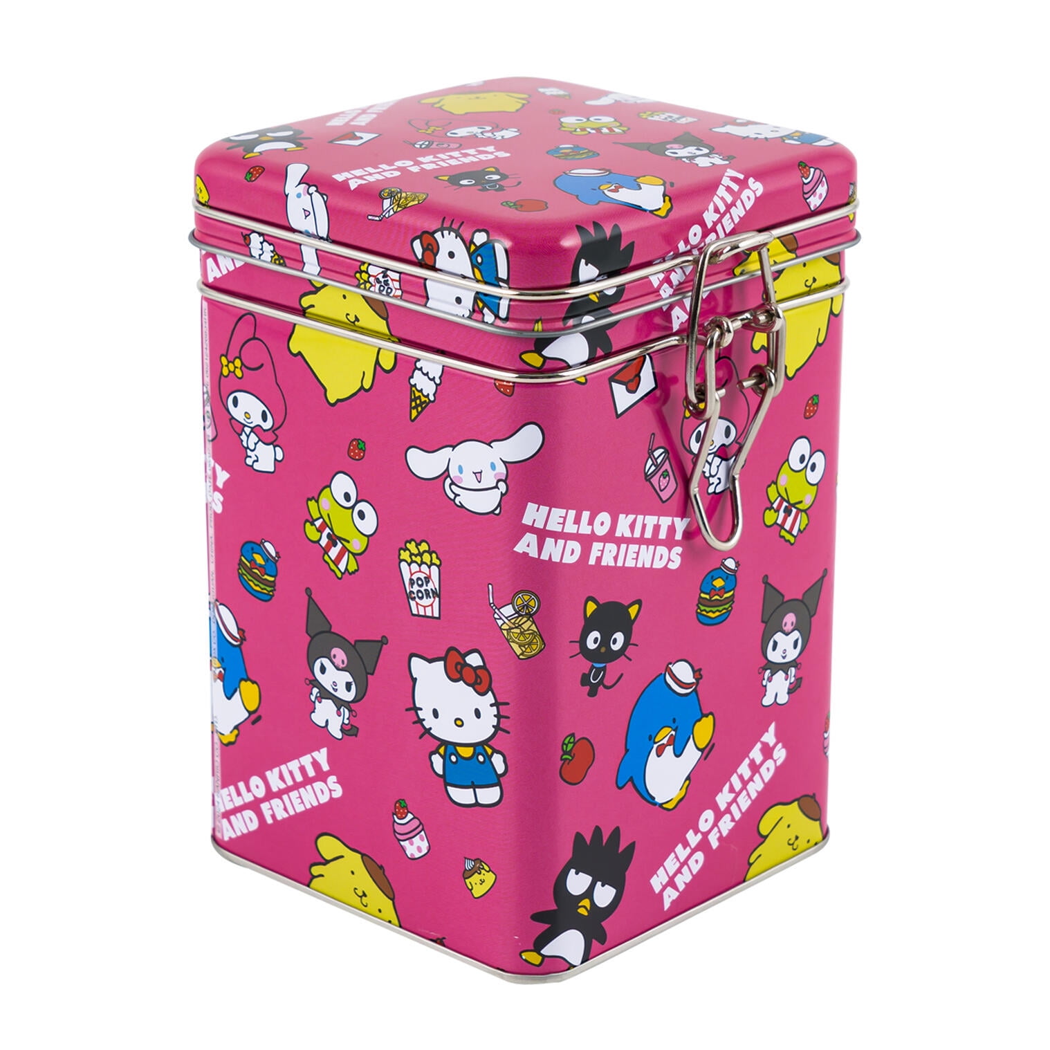 Hello Kitty & Friends Lock Top Canister - 29.8oz/881ml - Square ...