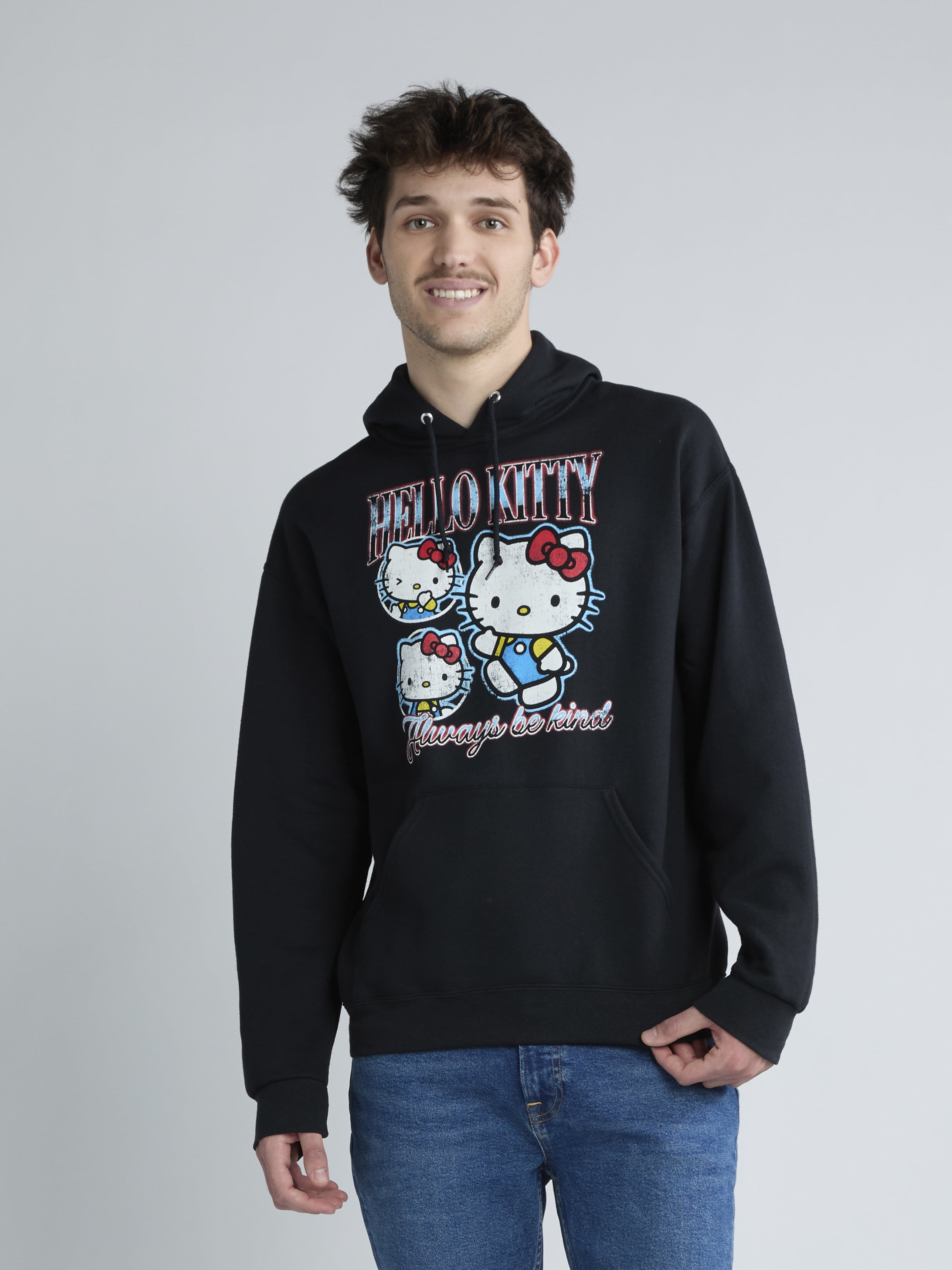 Hello Kitty & Friends Men's & Big Men's Graphic Hoodie Sweatshirt ...