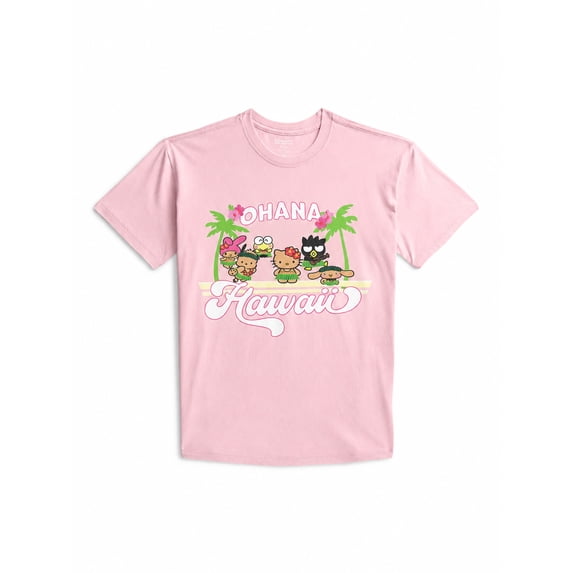 Hello Kitty and Friends Women’s Ohana Graphic Tee, Sizes XXS-2XL ...