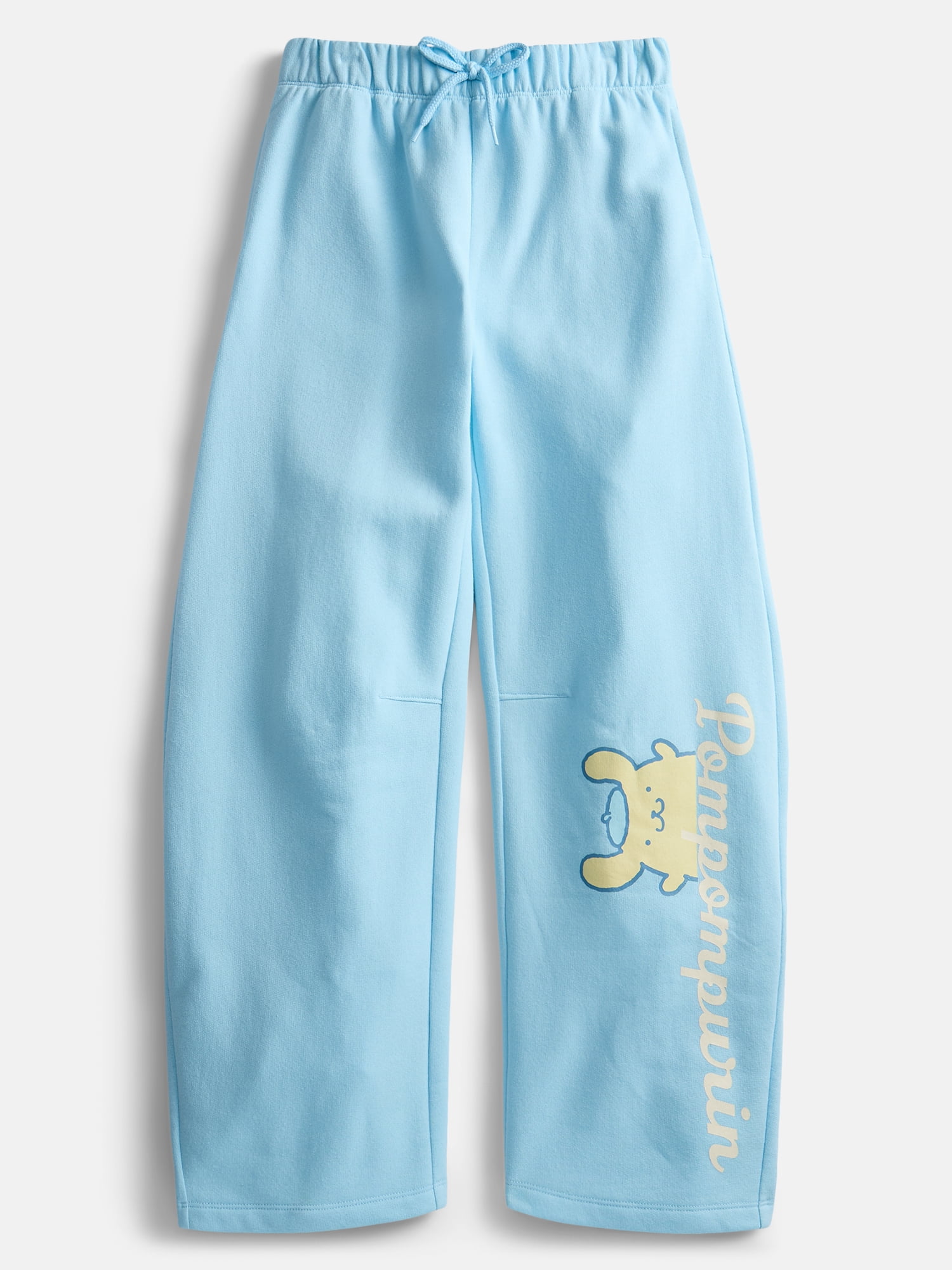Hello Kitty and Friends Pompompurin Girl’s Fleece Barrel Pants, Sizes 4 ...