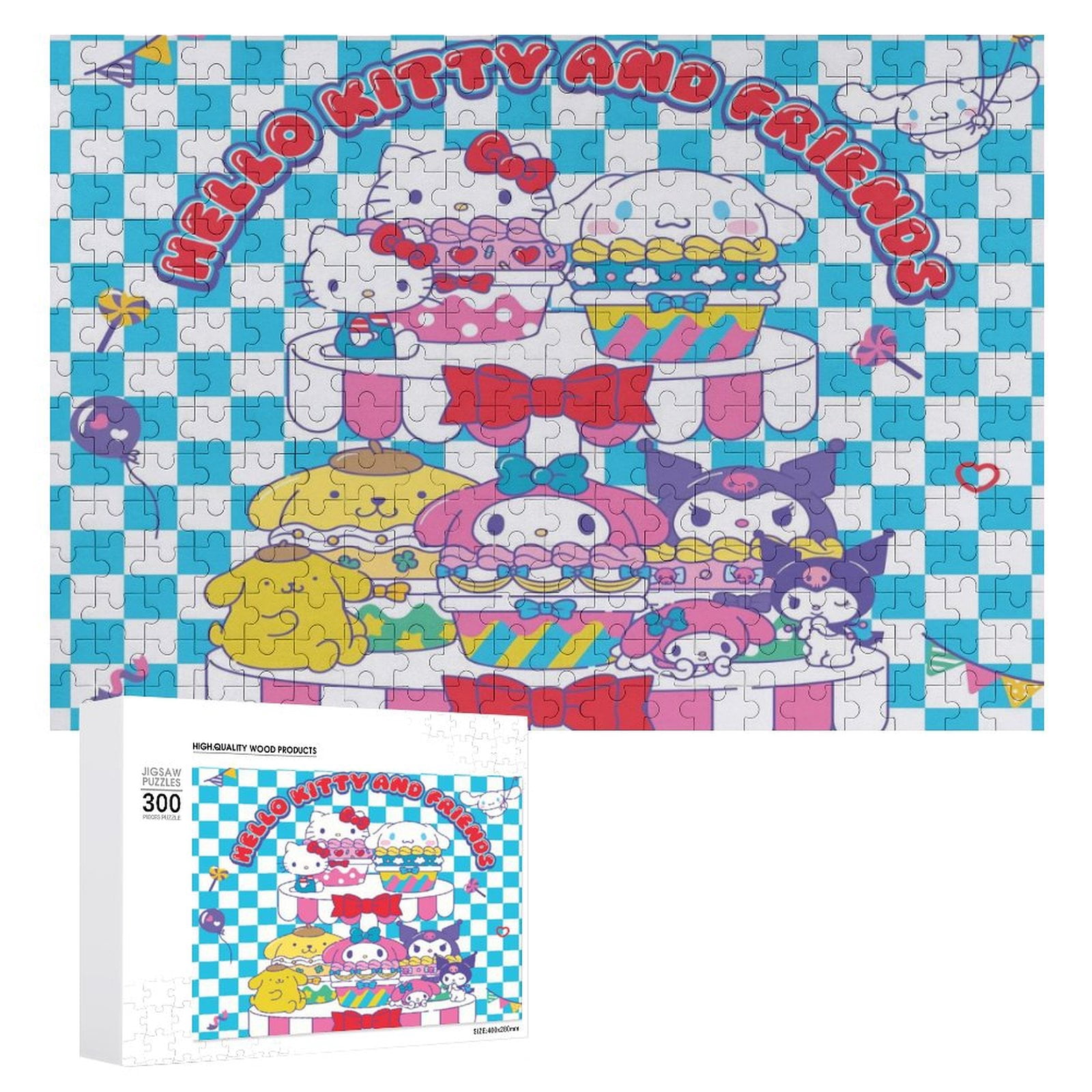 Hello Kitty And Friends Puzzles for Kids Ages 4-8 Year Old,Puzzles,300 ...