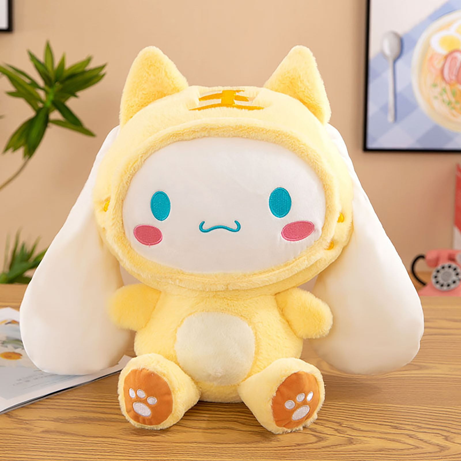 Hello Kitty and Friends Tiger Headgear Cinnamoroll 14.5" Plush Toy ...