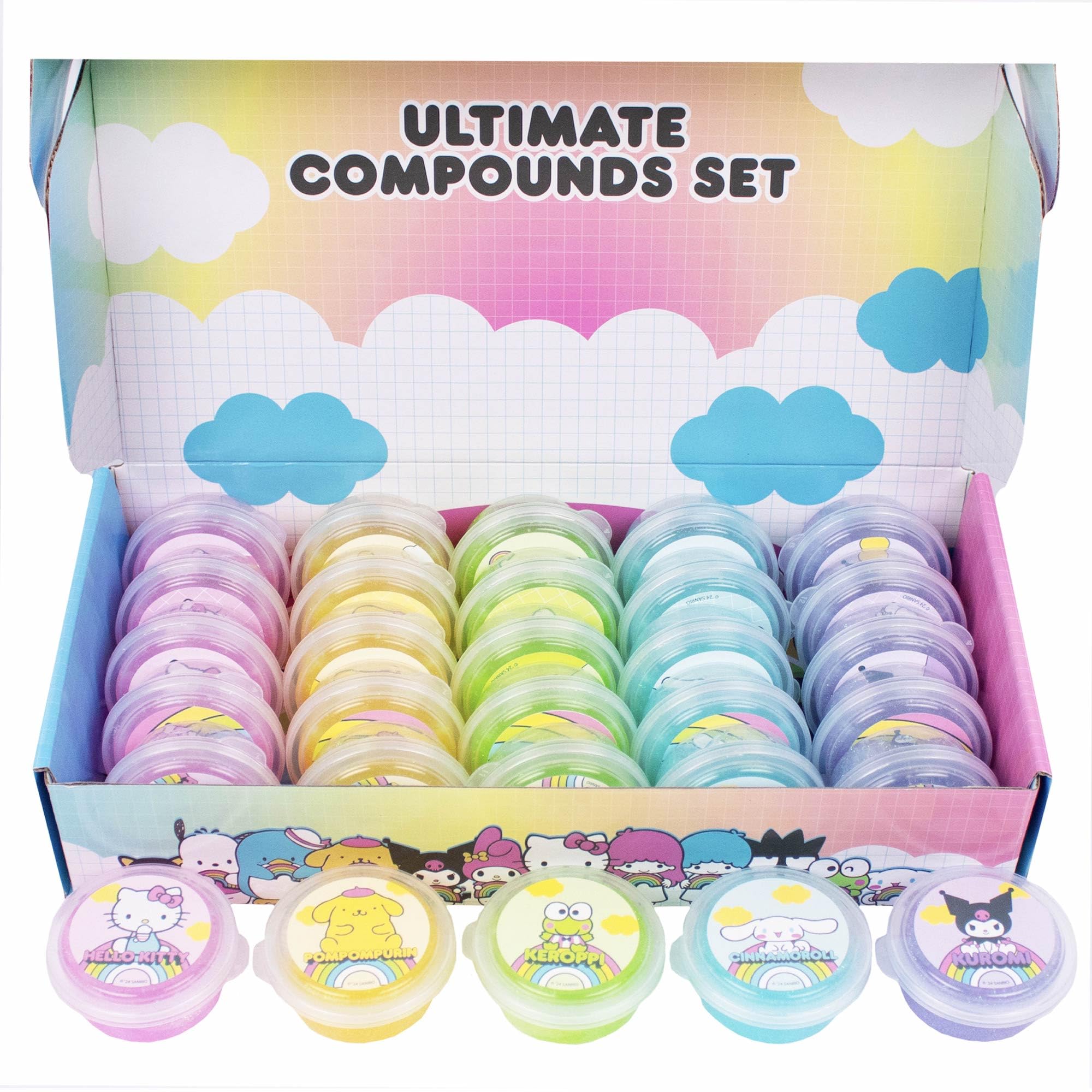 Hello Kitty and Friends Ultimate Compounds Set, 25-Pack, Scented ...