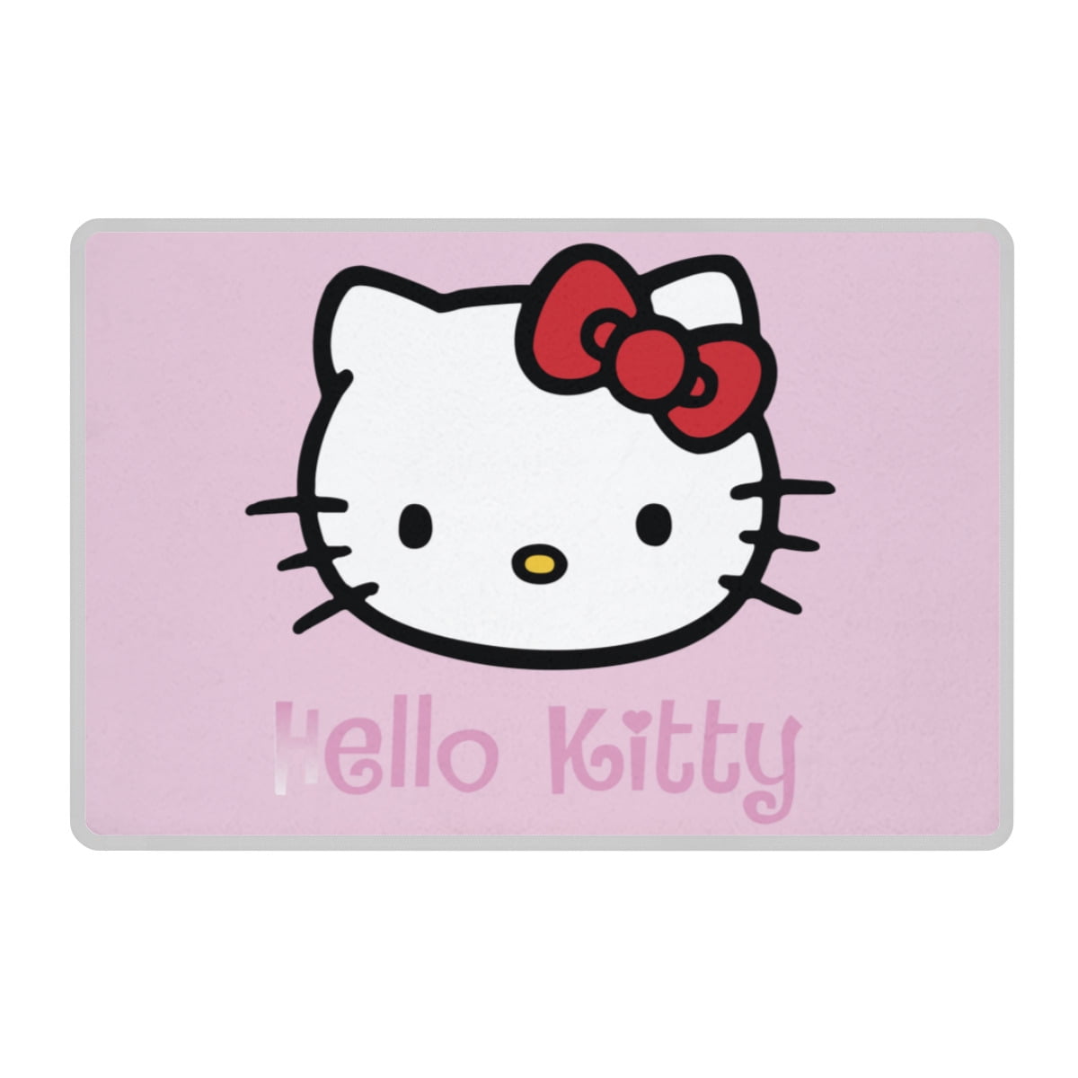Hello Kitty Front Door Mat Cartoon Door Mat Indoor and Outdoor Welcome ...