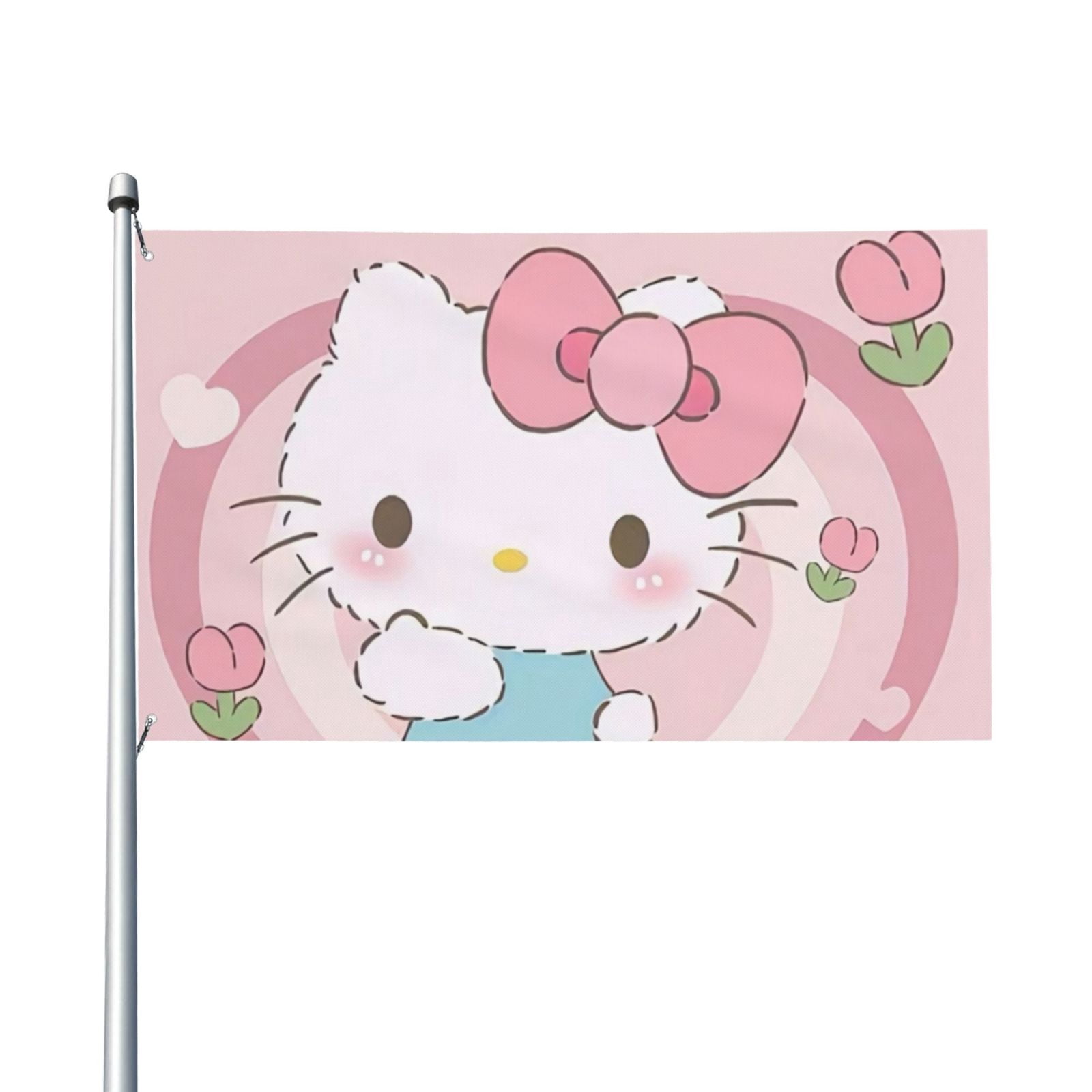 Hello Kitty Garden Flag 3x5 Feet Indoor Decoration Flag Outdoor ...