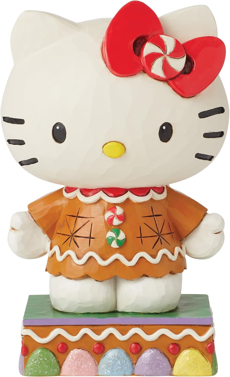 Sanrio Jim Shore Hello Kitty Gingerbread Figurine Enesco 00515 ...