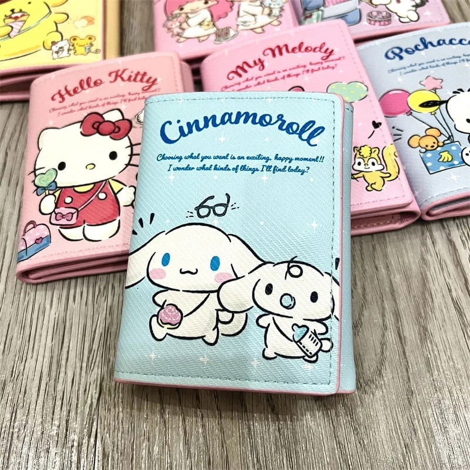 Hello Kitty Girl Wallet Sanrio Cinnamon Cartoon Peripheral Kids Student ...
