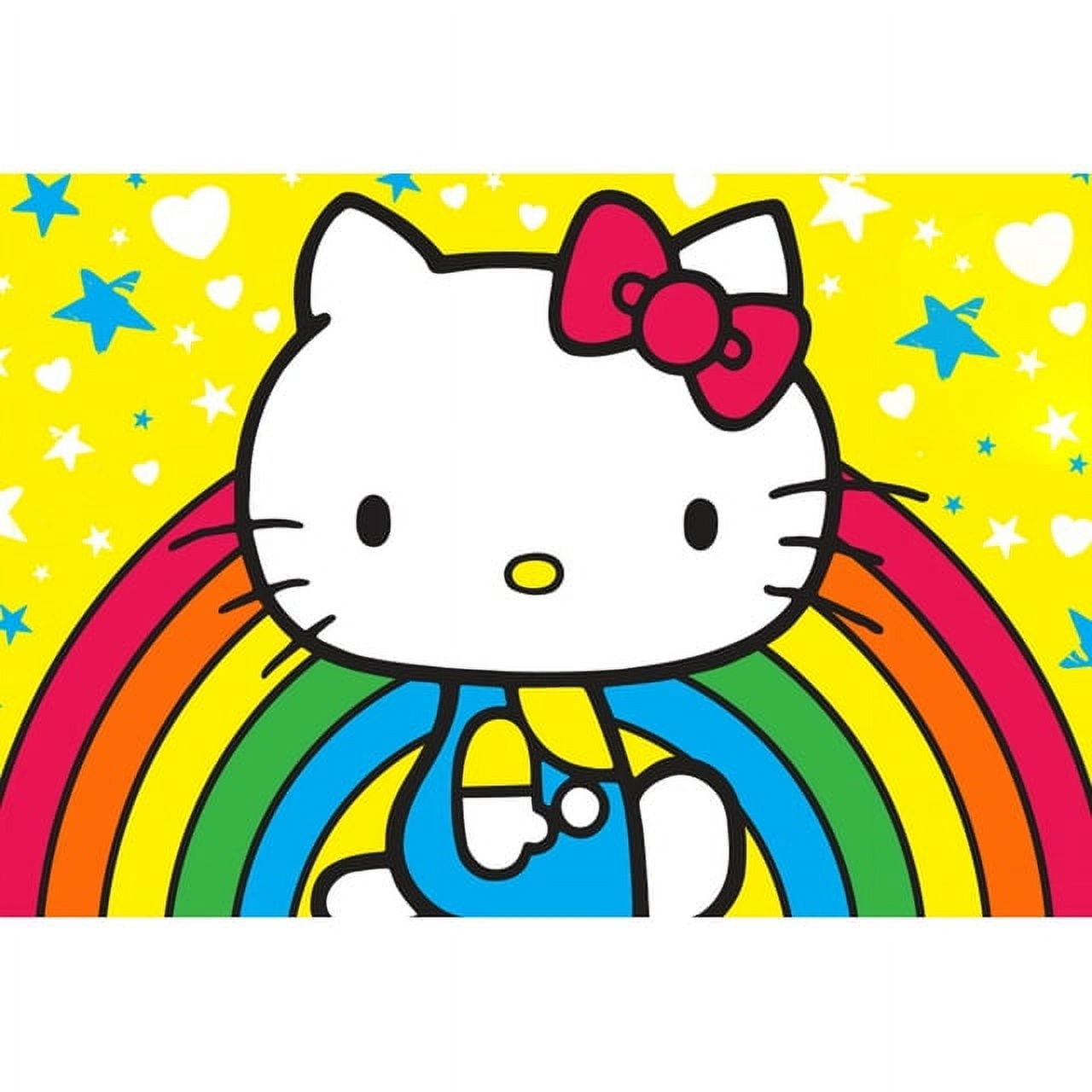 Hello Kitty Girl‘s 1st Birthday Backdrops for Photography Baby Shower ...