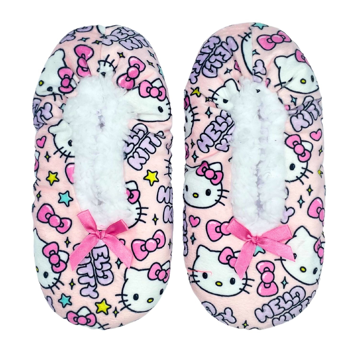 Brandclub - Hello Kitty Girl's Fuzzy Babba Slipper Socks, 1-Pack, Sizes ...