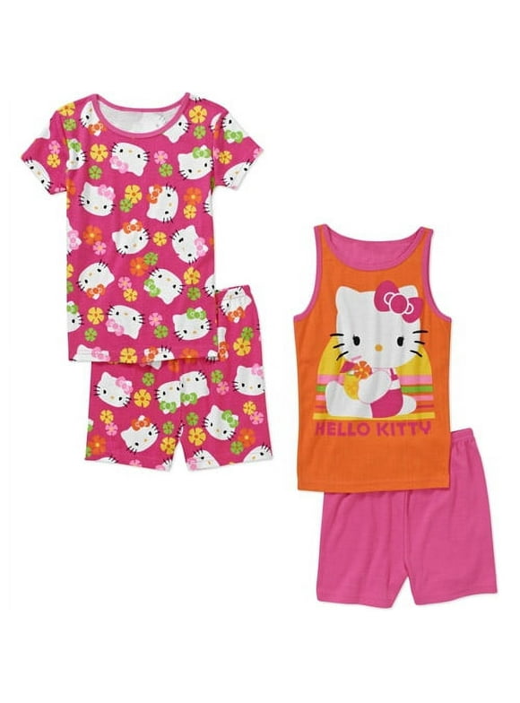 Hello Kitty Girls Pajamas in Kids' Pajamas & Robes - Walmart.com