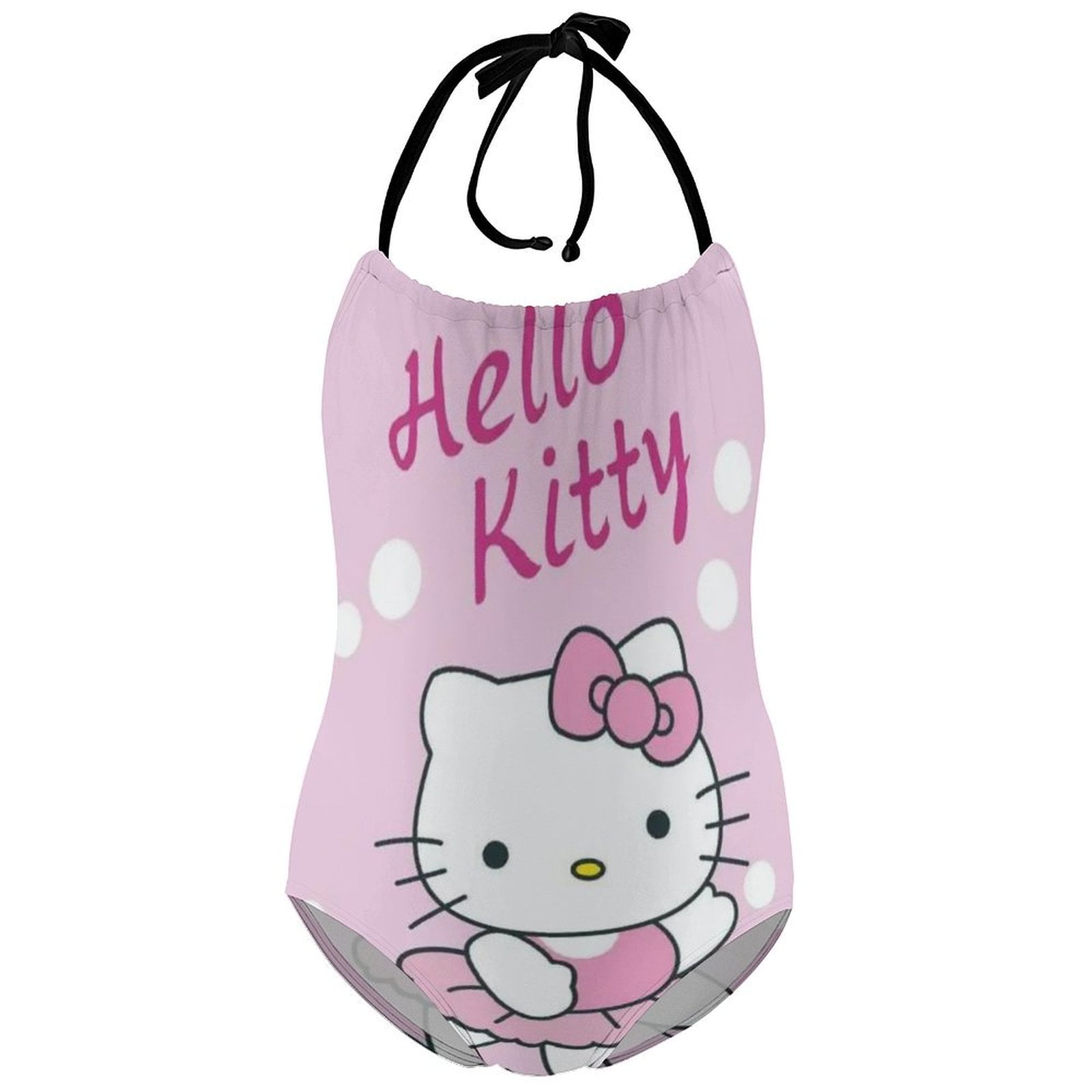 Hello Kitty Girls Cartoon One-piece Swimsuit Summer Beach Vacation ...