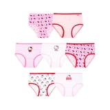 Hello Kitty Girls Cotton Brief Character Underwear, 7-Pack, Size 4-8 ...