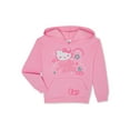 Hello Kitty Girls Graphic Hooded Sweatshirt With Long Sleeves Sizes 4 18