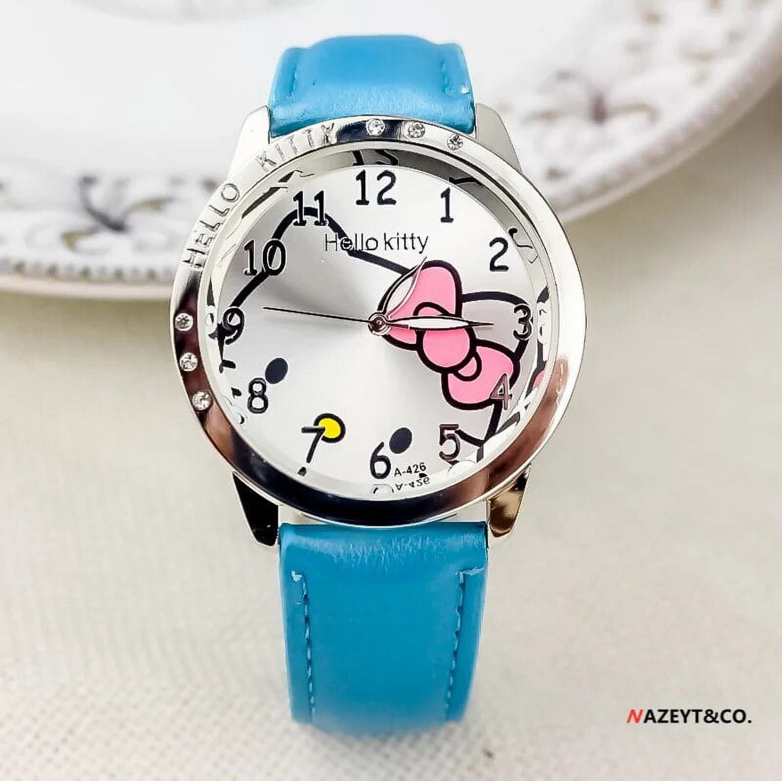 Hello Kitty Girls Kids Quartz Watch Women Children Casual Waterproof ...