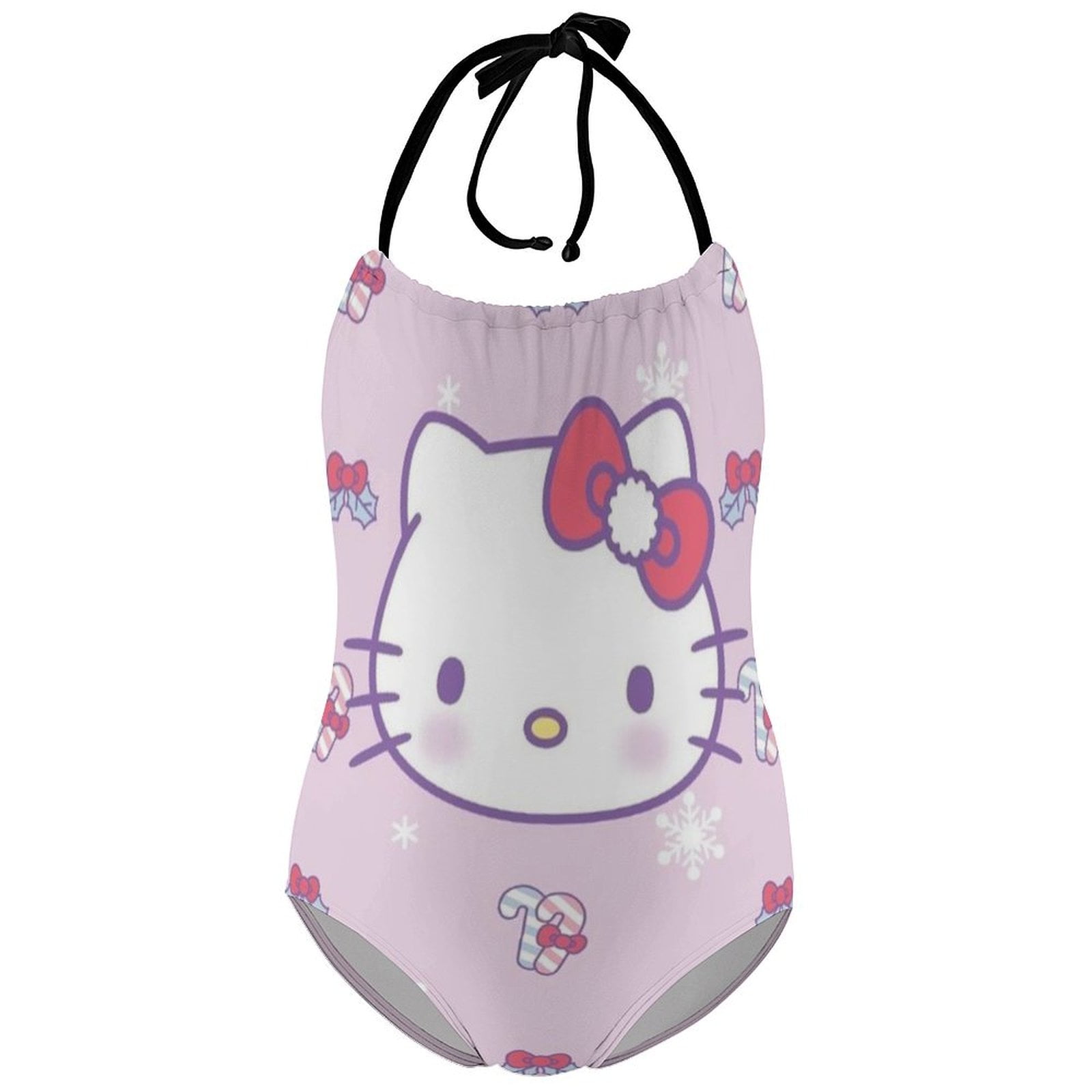 Hello Kitty Girls One Piece Swimsuit Quick Dry Swimwear Print Bathing ...