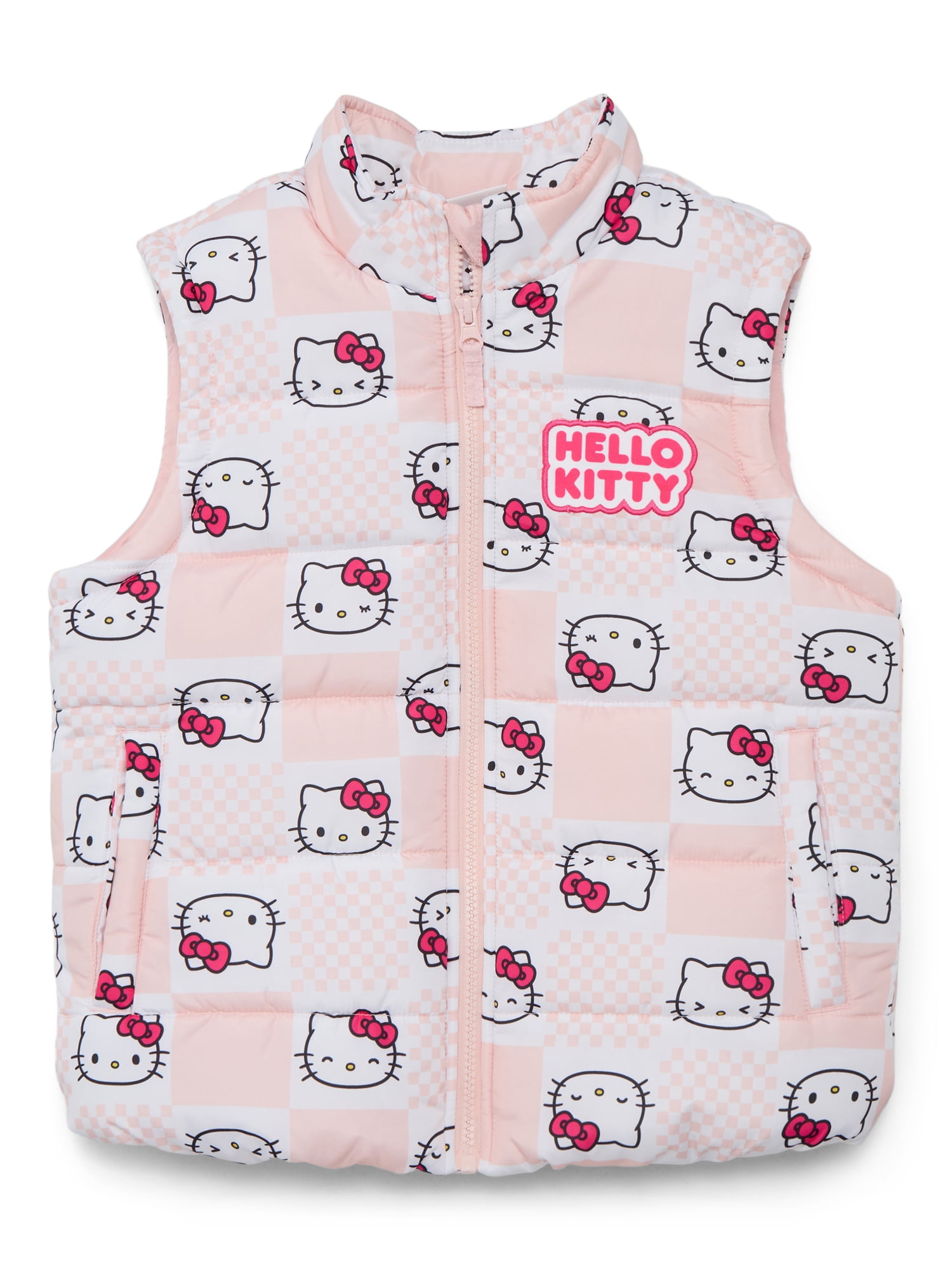 Hello Kitty Girls Graphic Puffer Vest, Sizes 4/5-18 - Walmart.com