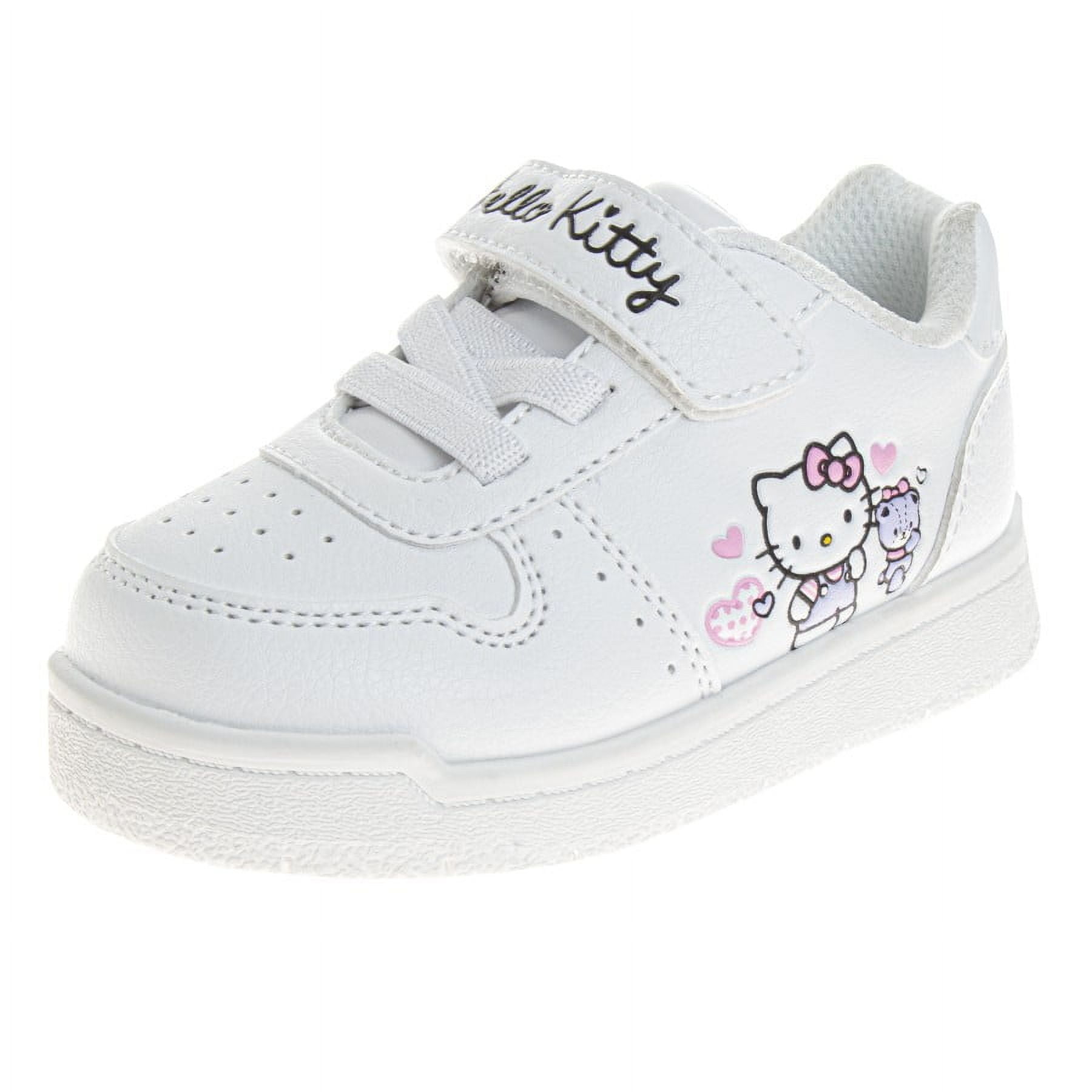 Hello Kitty Girls Sneakers, White, 10 - Walmart.com