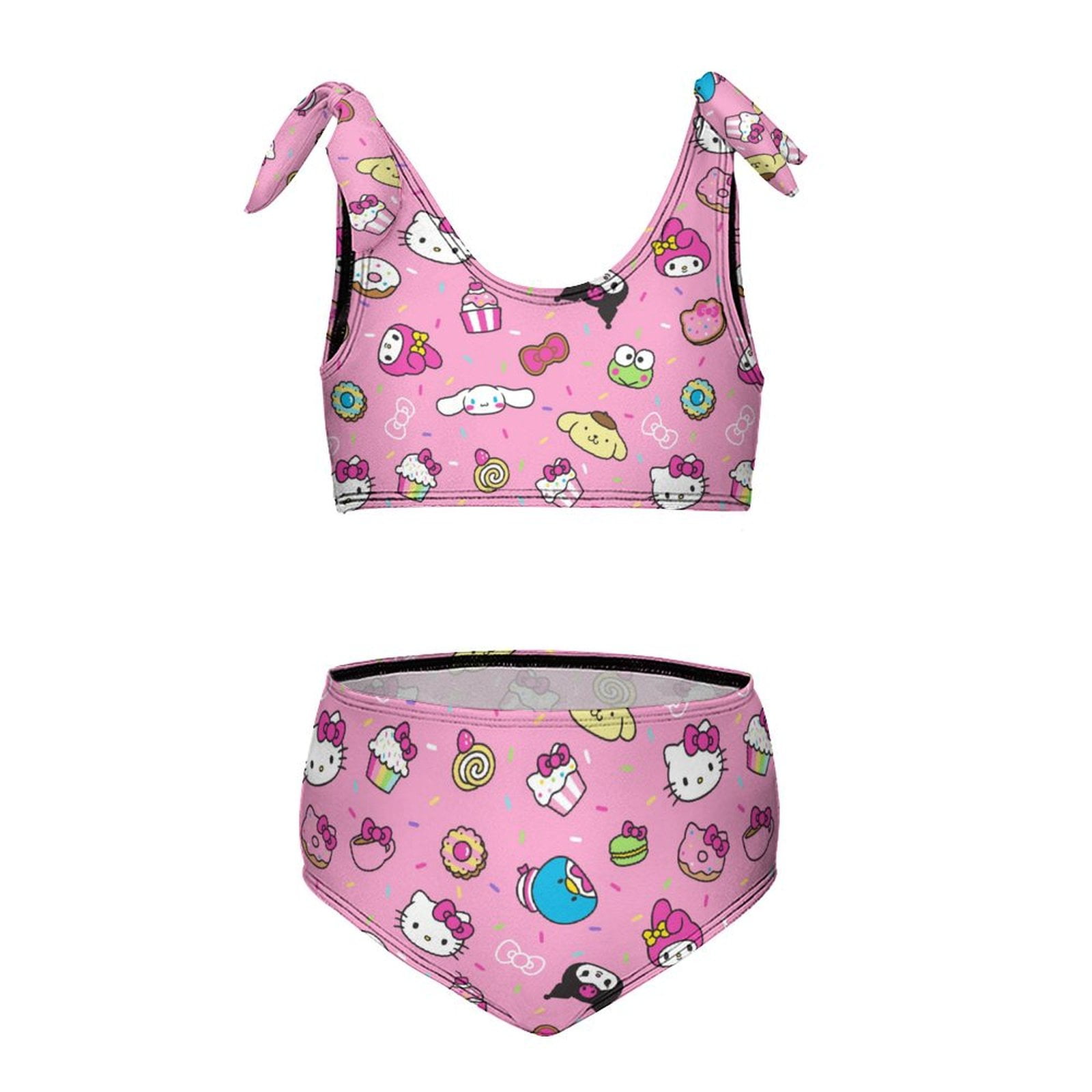 Hello Kitty Girls' Swimwear Beach Sport Bikini Bathing Suit 2 Piece ...