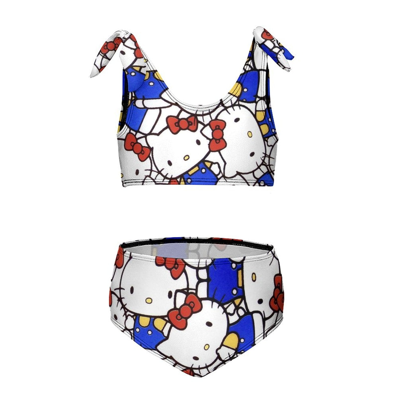Hello Kitty Girls' Swimwear Beach Sport Bikini Bathing Suit 2 Piece ...