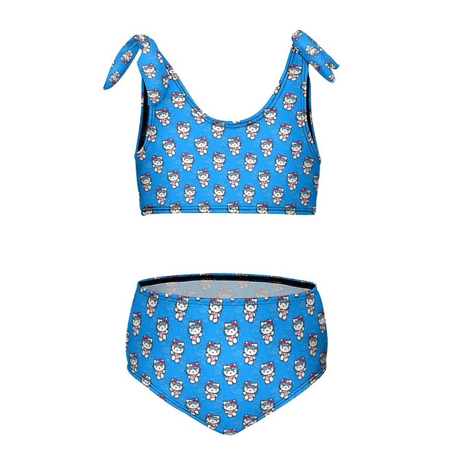 Hello Kitty Girls' Swimwear Beach Sport Bikini Bathing Suit 2 Piece ...