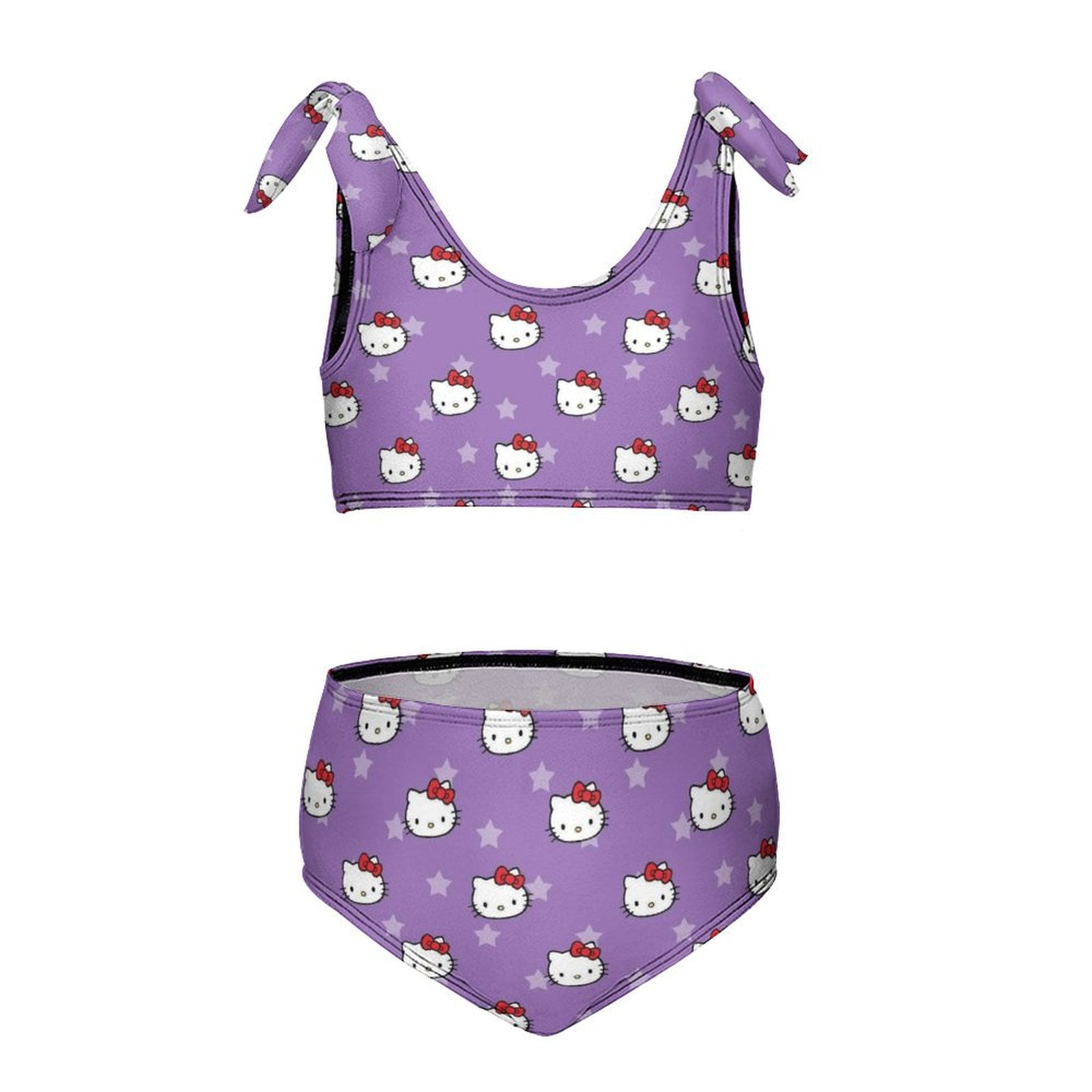 Hello Kitty Girls' Swimwear Beach Sport Bikini Bathing Suit 2 Piece ...