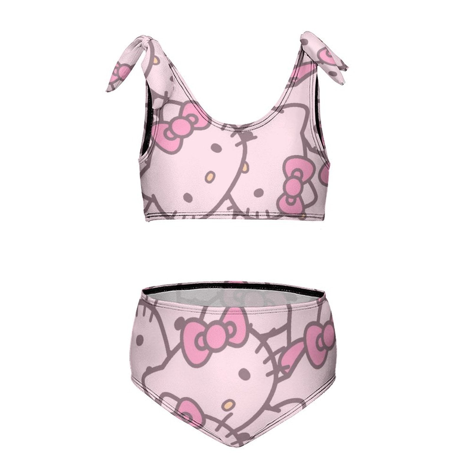 Hello Kitty Girls' Swimwear Beach Sport Bikini Bathing Suit 2 Piece ...