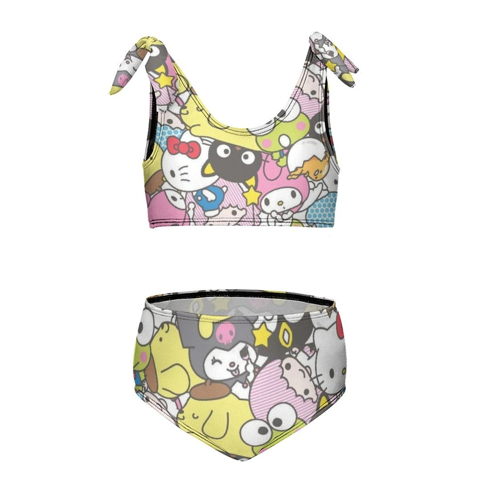 Hello Kitty Girls' Swimwear Beach Sport Bikini Bathing Suit 2 Piece ...