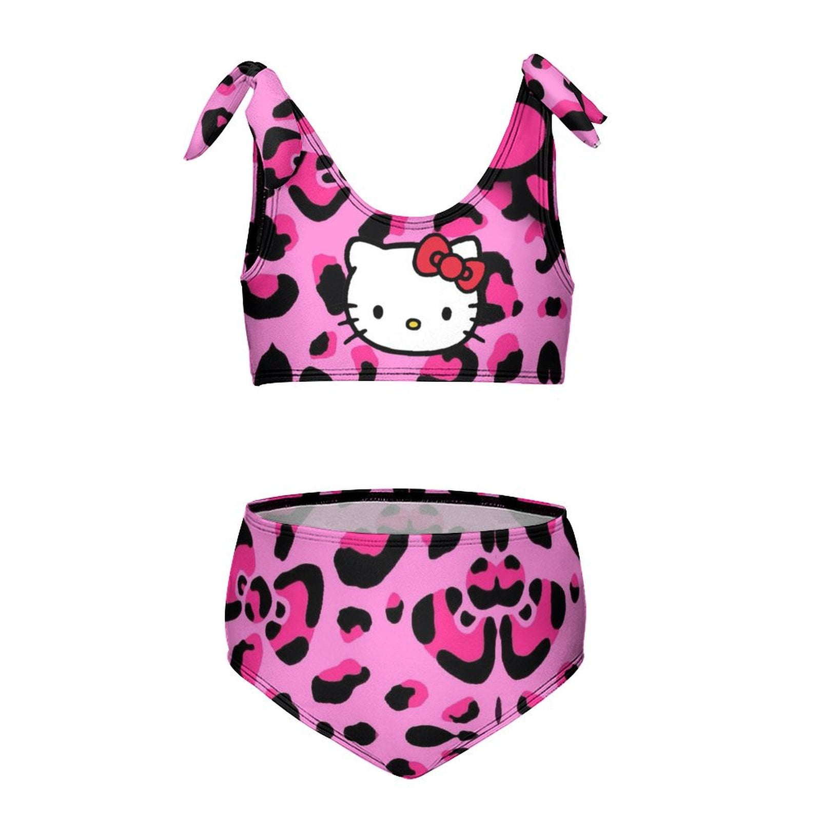 Hello Kitty Girls' Swimwear Beach Sport Bikini Bathing Suit 2 Piece ...
