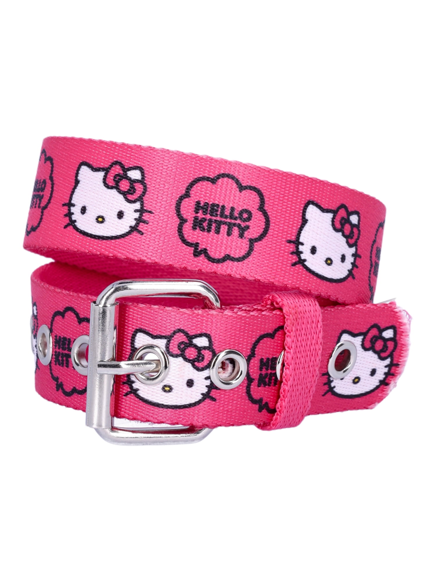 Hello Kitty Girls Webbed Logo Belt, One Size Fits Most - Walmart.com