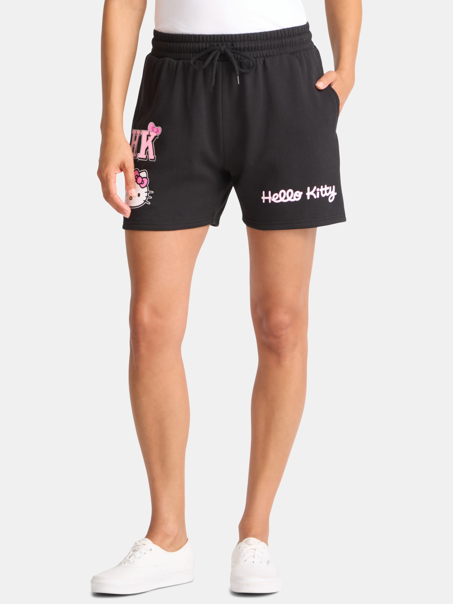 Hello Kitty Women’s Graphic Fleece Shorts, Sizes XXS-XXL - Walmart.com