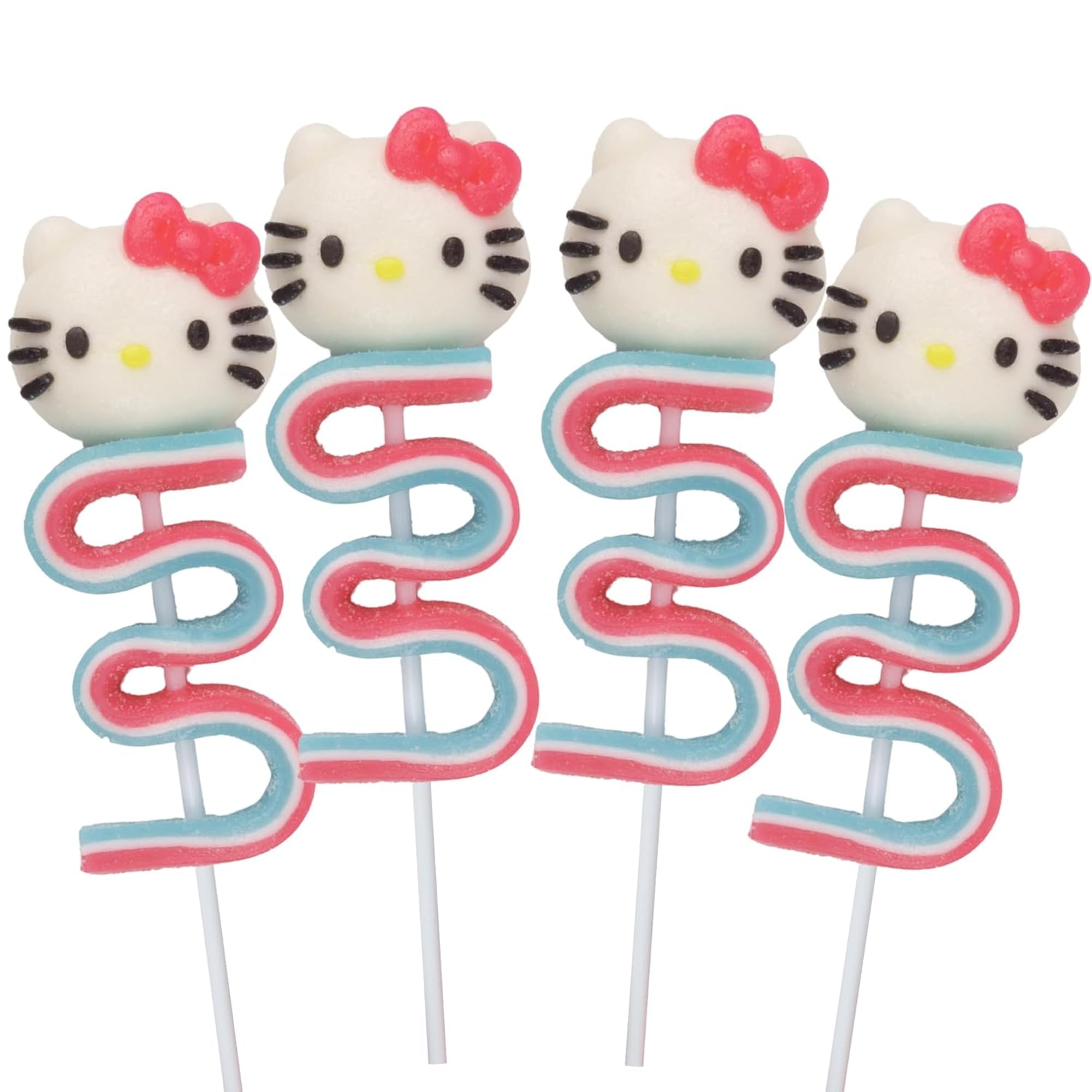 Hello Kitty Gummy Candy, Birthday Party Favors, Pack of 4, 4.92 Ounces ...