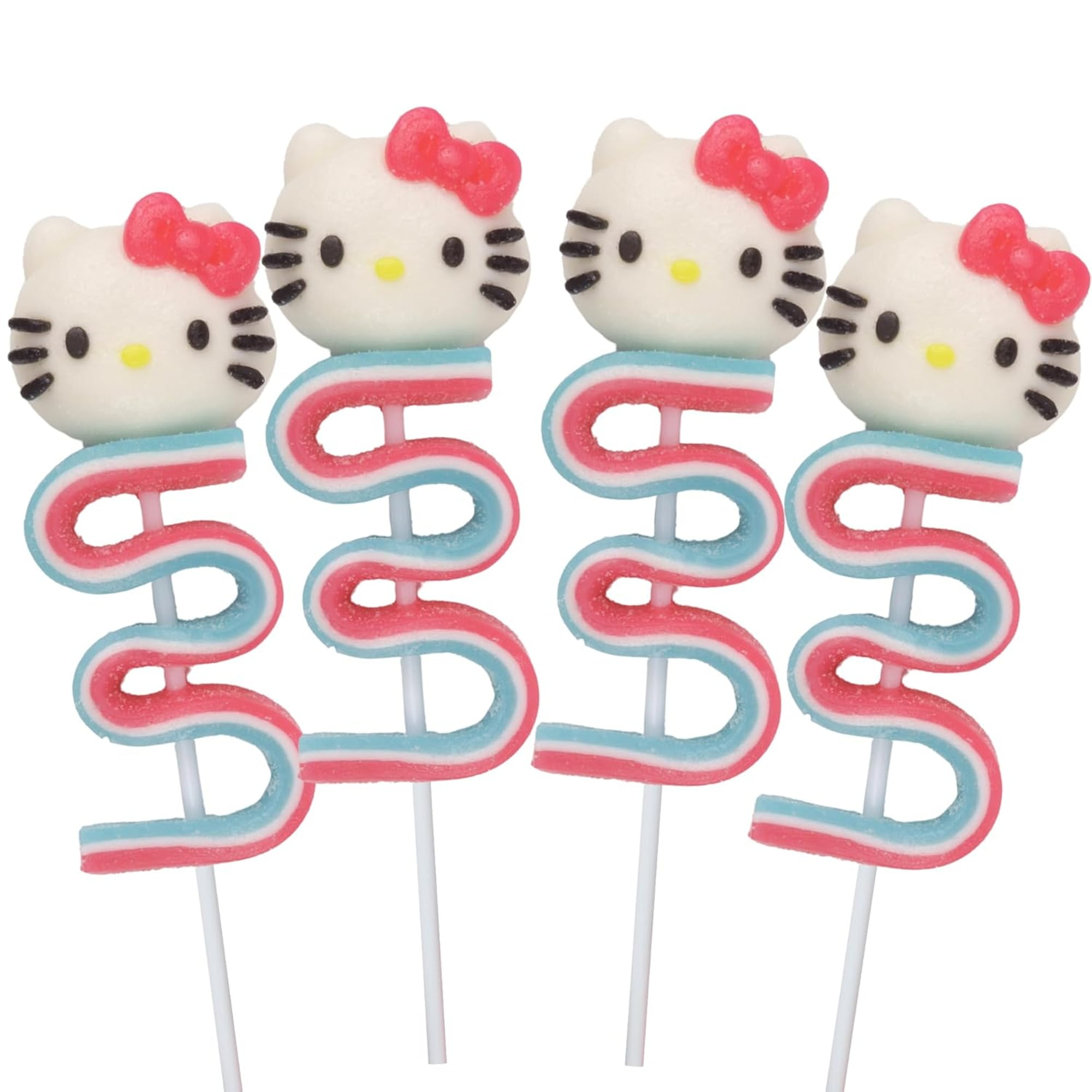 Hello Kitty Gummy Skewers, Easter Basket Candy, Pack of 4, 4.92 Ounces ...