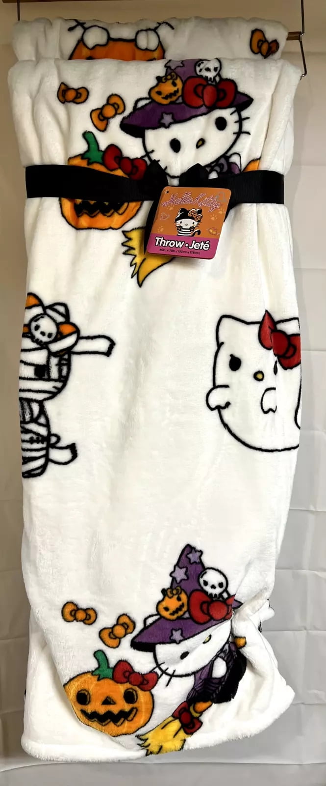 Hello Kitty HALLOWEEN Ghost Witch Mummy 60x70 Throw 2 Pack - Walmart.com