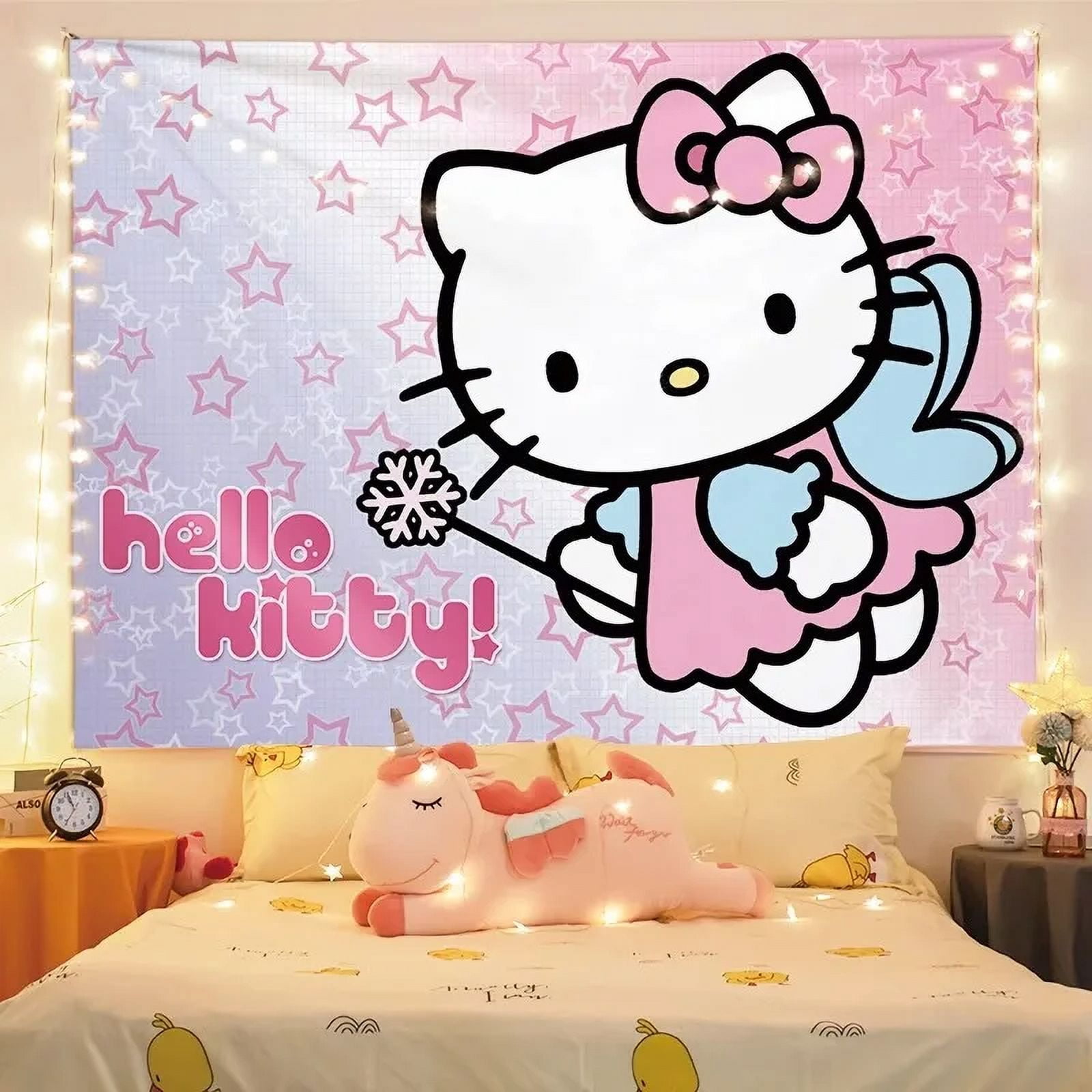 Hello Kitty Happy Birthday Anime Cartoon Theme Background Banner ...