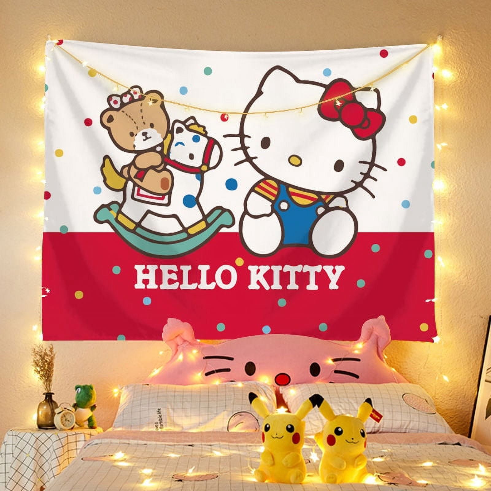 Hello Kitty Happy Birthday Anime Cartoon Theme Background Banner ...