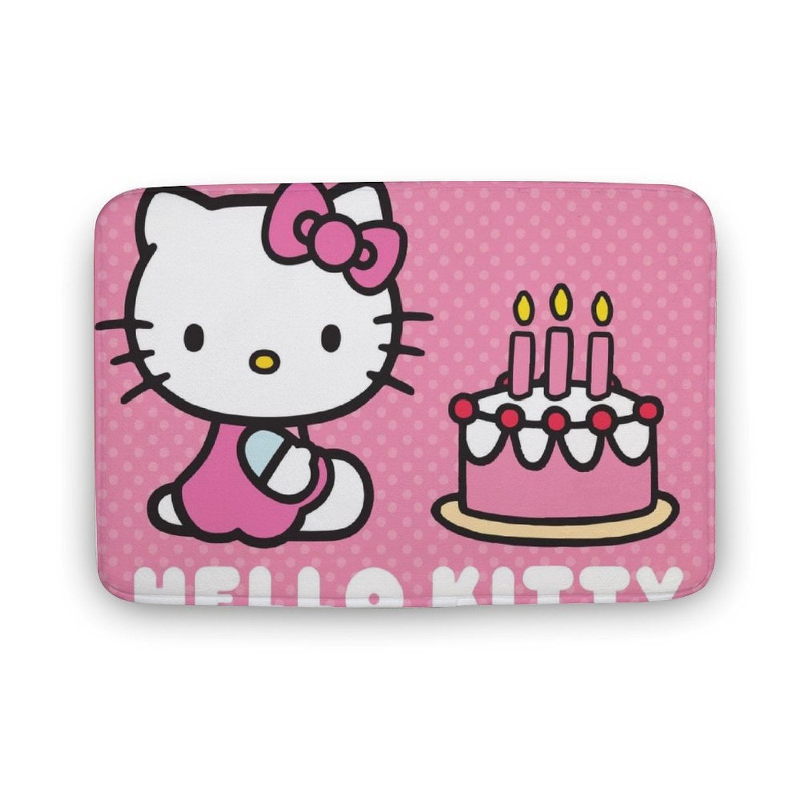 Hello Kitty Happy Birthday Spring Doormat, Summer Home Decor Low ...